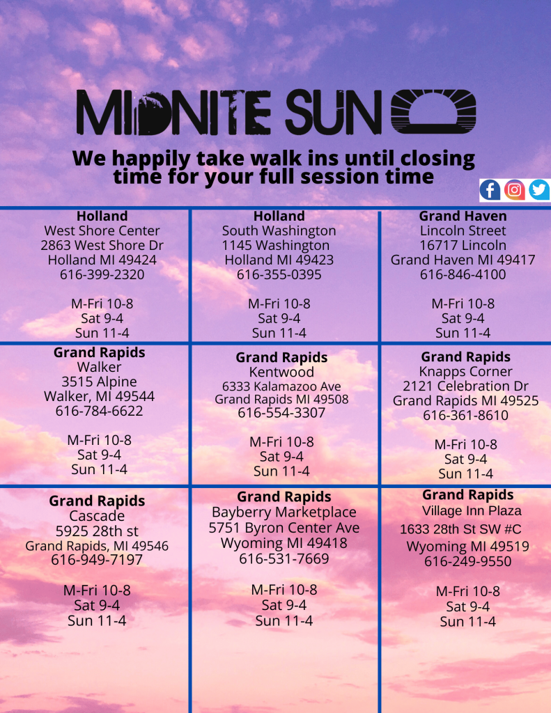 Locations - Midnite Sun